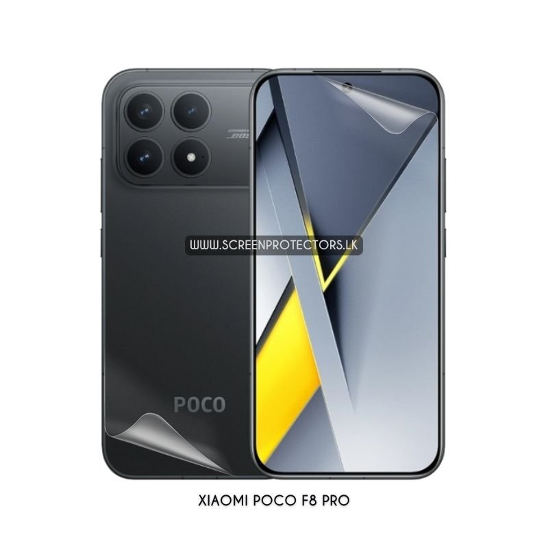 Xiaomi Poco F8 Pro Hydrogel Protection | Screen Protector + Back ...